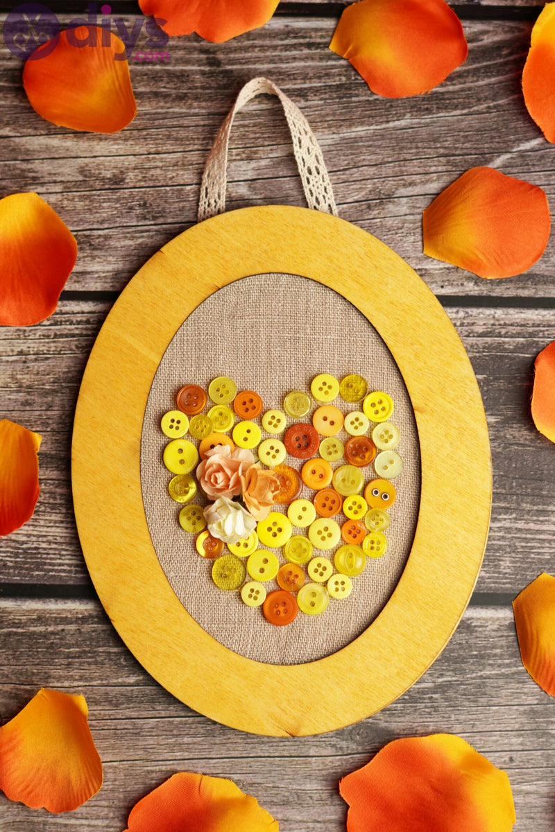 How to Craft DIY Button Heart Wall Decor for Valentine’s Day in 6 Easy – Duvengar