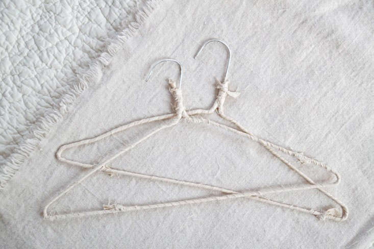 $10 and a Day: Justine’s DIY Closet Makeover, Fabric-Wrapped Hangers I ...